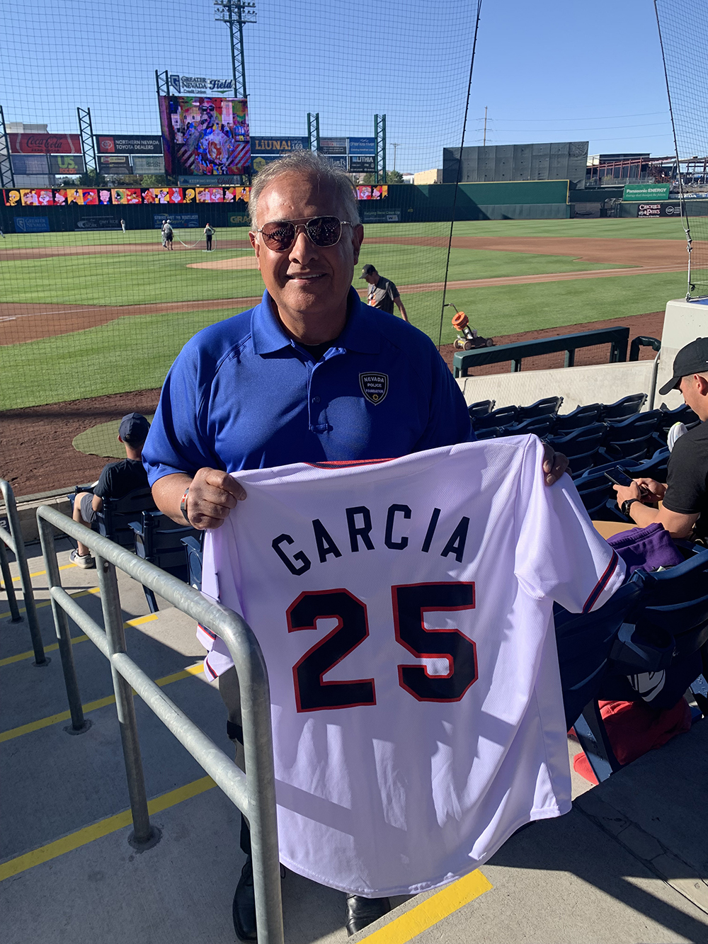 Adam Garcia Honored as ‘Community Hero’ at Aces Ballpark – Nevada Police Foundation